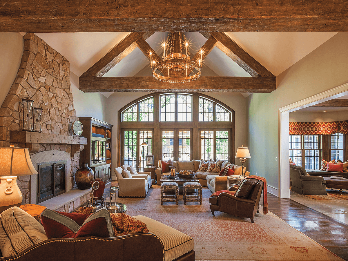 Rustic Custom Home Interior
