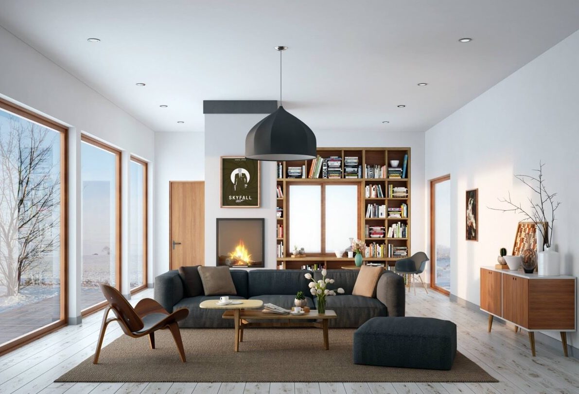 Modern lounge Room Designs For Stylish Living Room