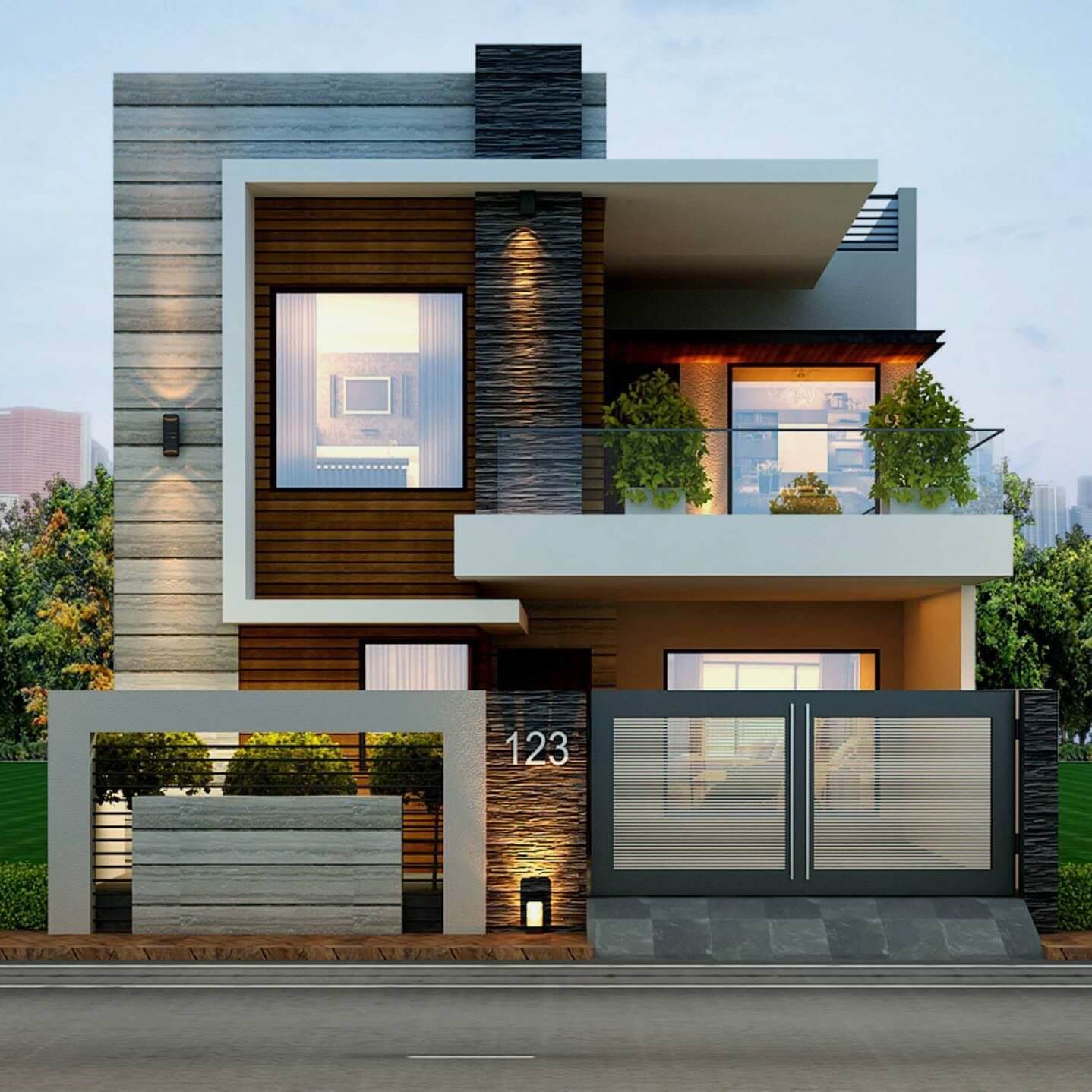 20+ Modern Residential House Designs With Images