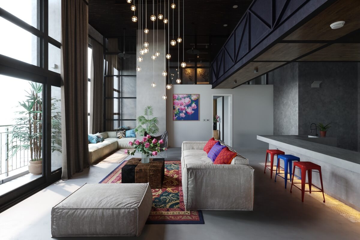Modern lounge Room Designs For Stylish Living Room