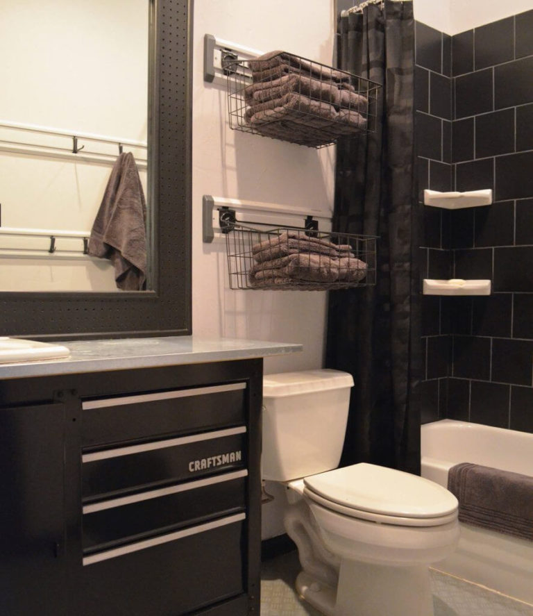 20+ Small and Creative Bathroom Shelf Ideas and Designs For 2020