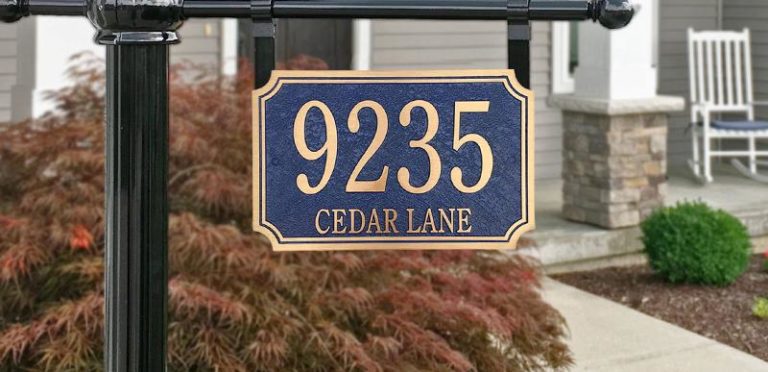 20+ Spectacular House Name Plate Designs Ideas