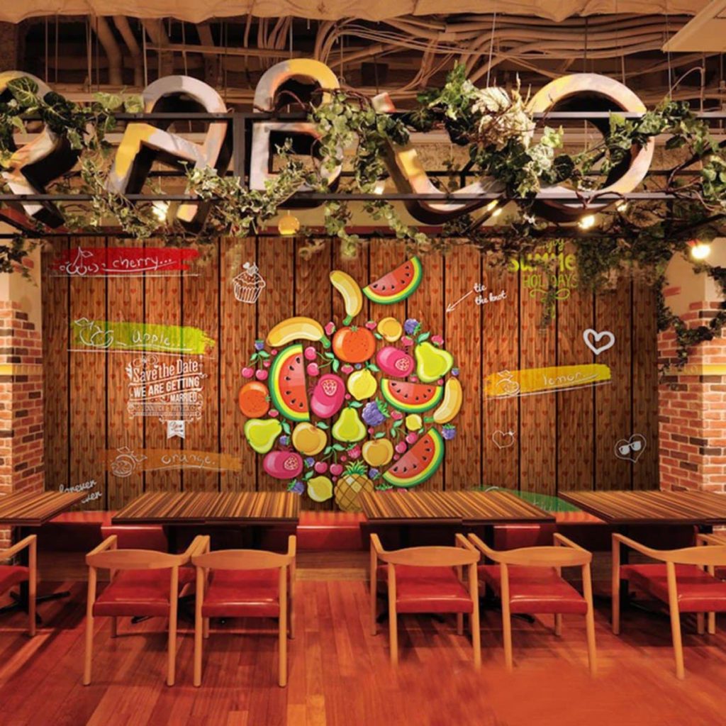 Inspirational Interior Designs of Fruit Juice Shop