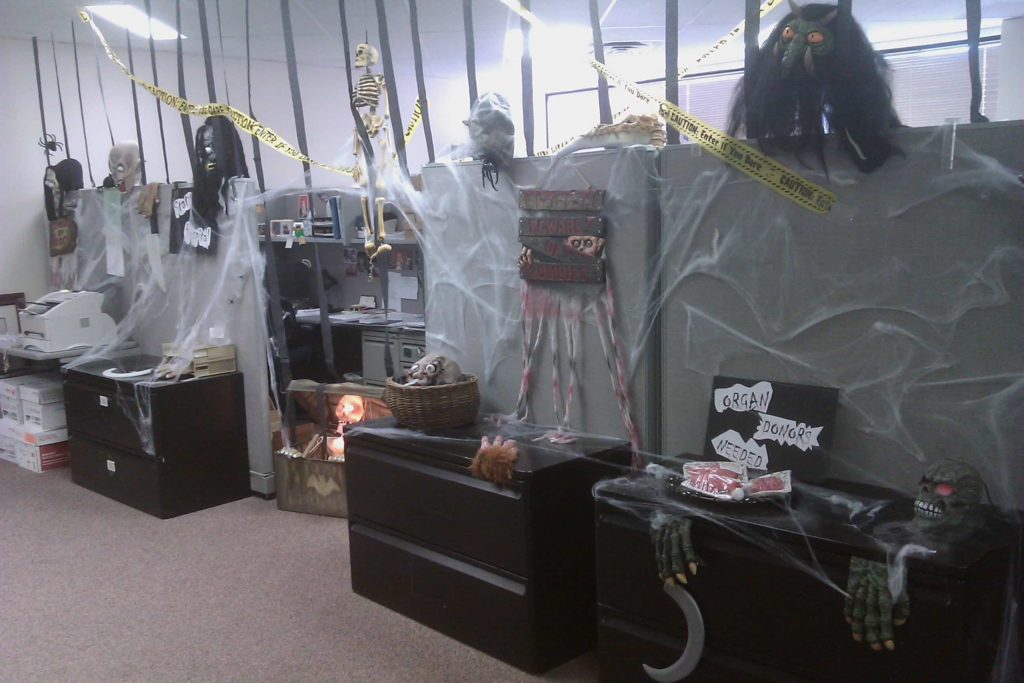 Spooky Halloween Office Decoration Ideas.