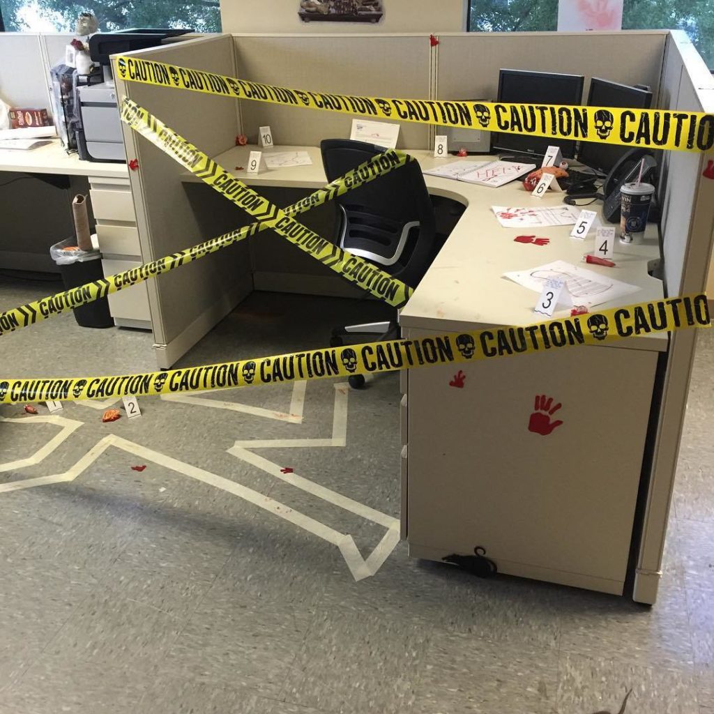 Spooky Halloween Office Decoration Ideas.