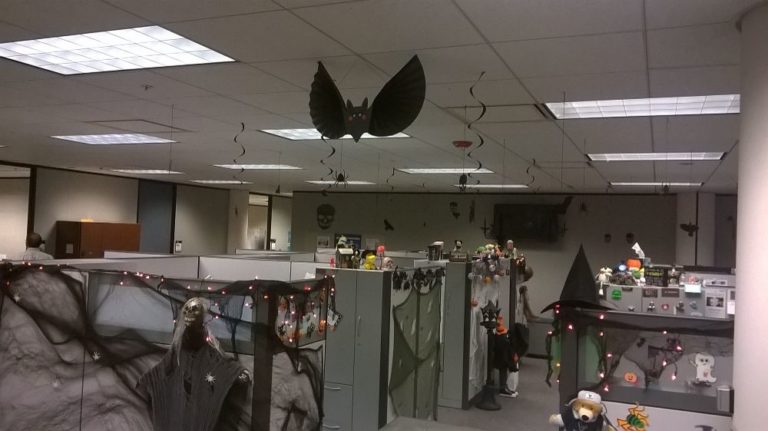 Spooky Halloween Office Decoration Ideas.