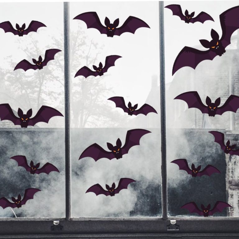 Spooky Halloween Windows Decoration Ideas