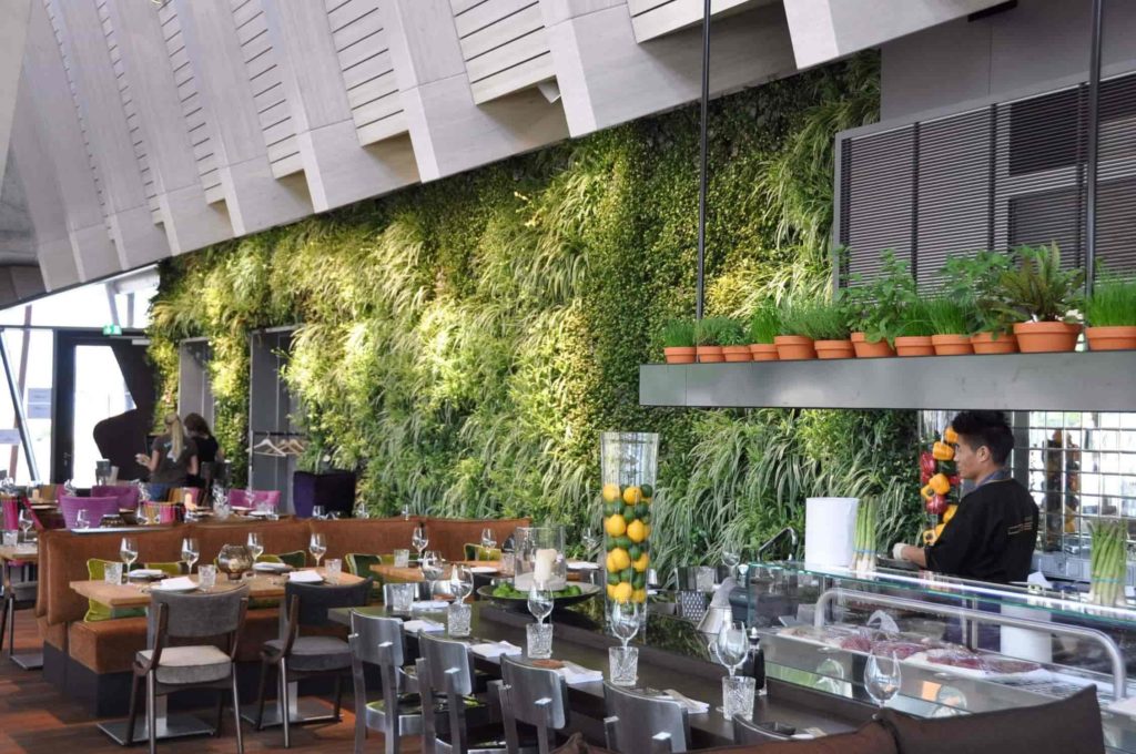 Sensational Designs of Garden Restaurant Interior Design