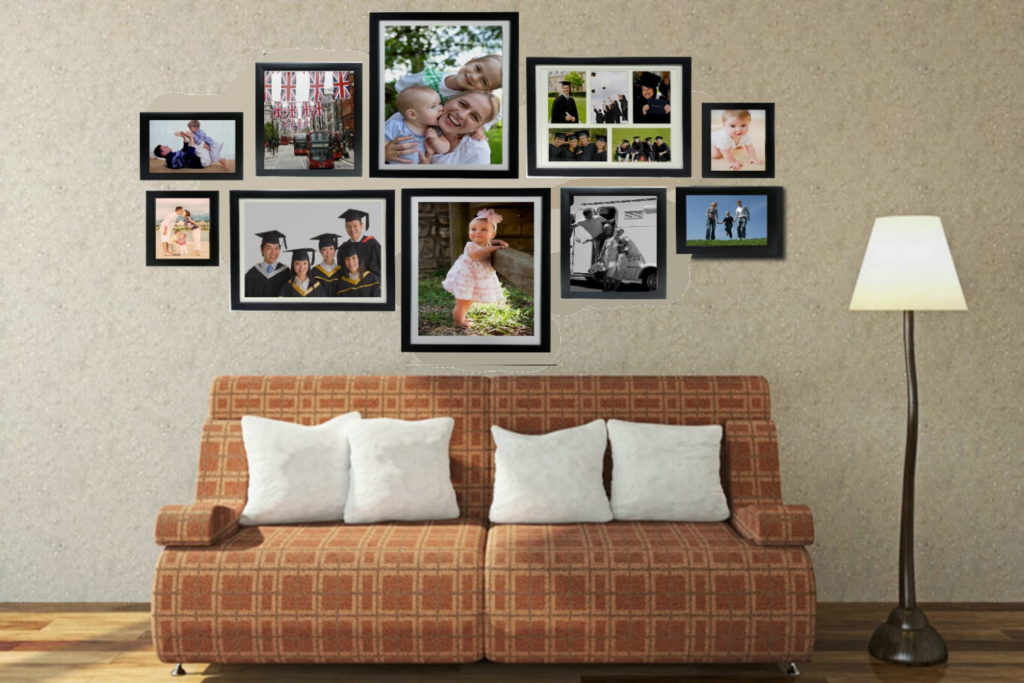 Make a Corner Memorable with Picture Wall