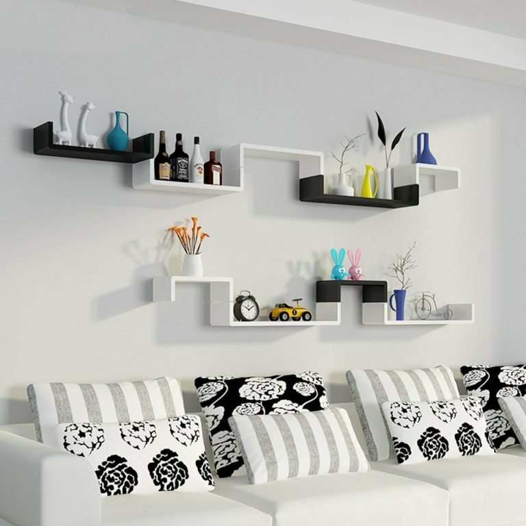 Decorative Modern Floating Shelves for Your Leaving Room