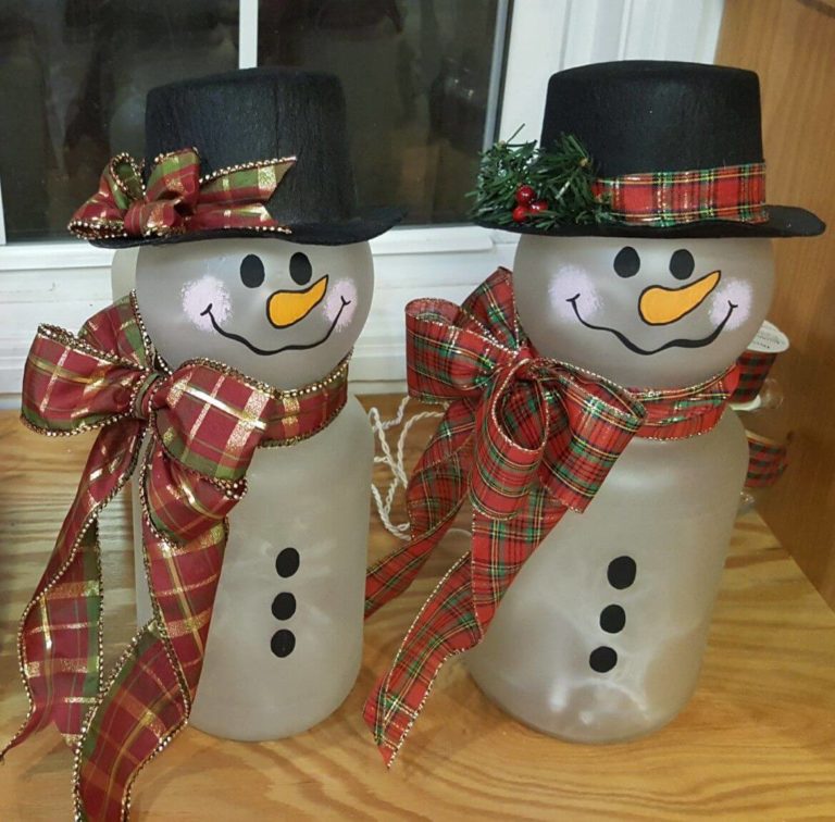 20+ DIY Snowman Christmas Decoration Ideas