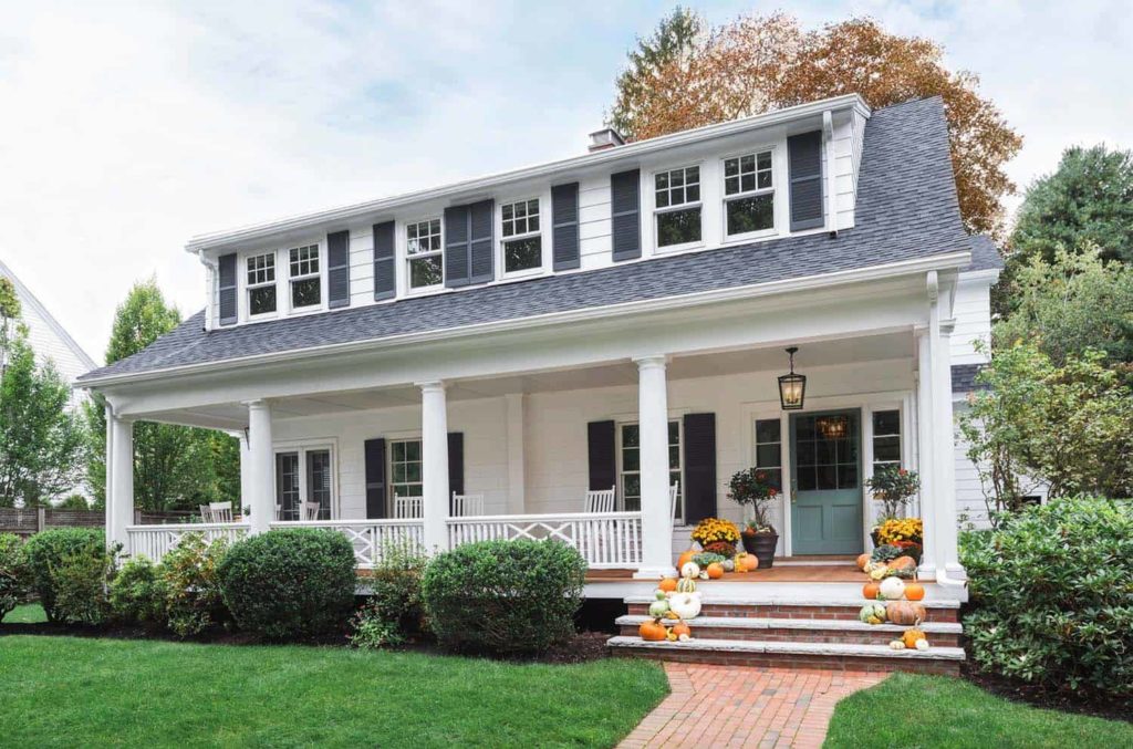 Impressive Modern Colonial Style House Design Ideas