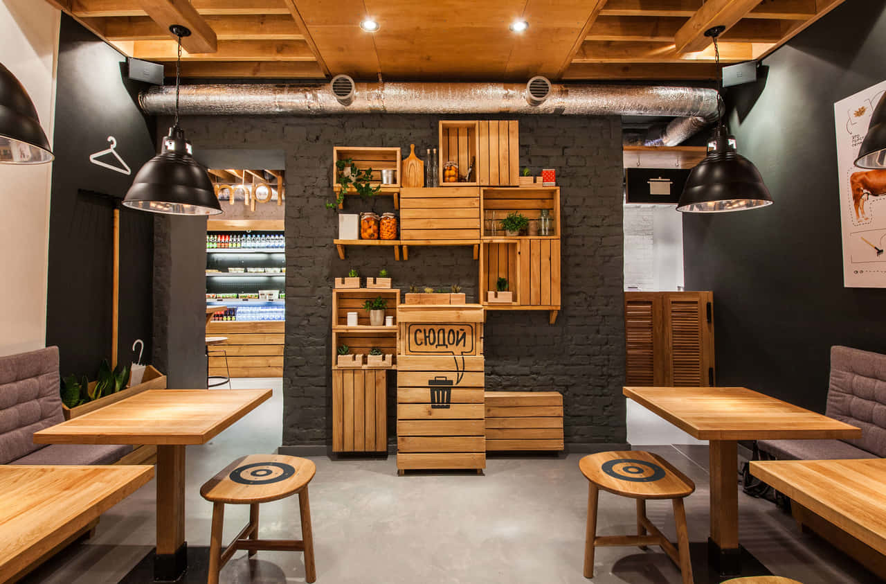 Simple Cafe Interior Design Ideas