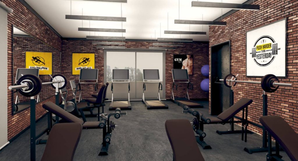 Supremely and Stylish Gym Interior Decoration Ideas