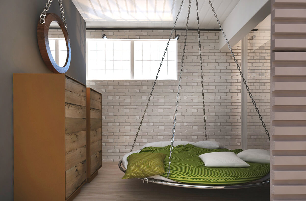 Insanely Unique Hanging Bed Design Ideas
