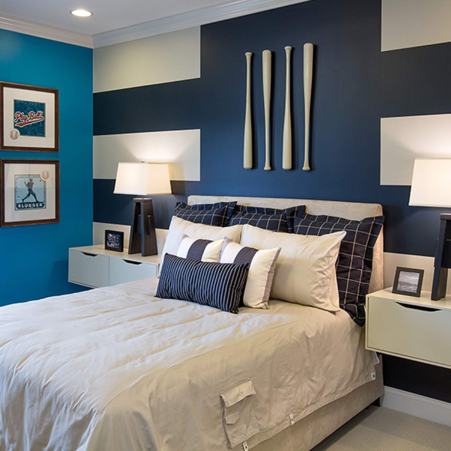 Attractive Large Scale Stripes Wall Design Ideas