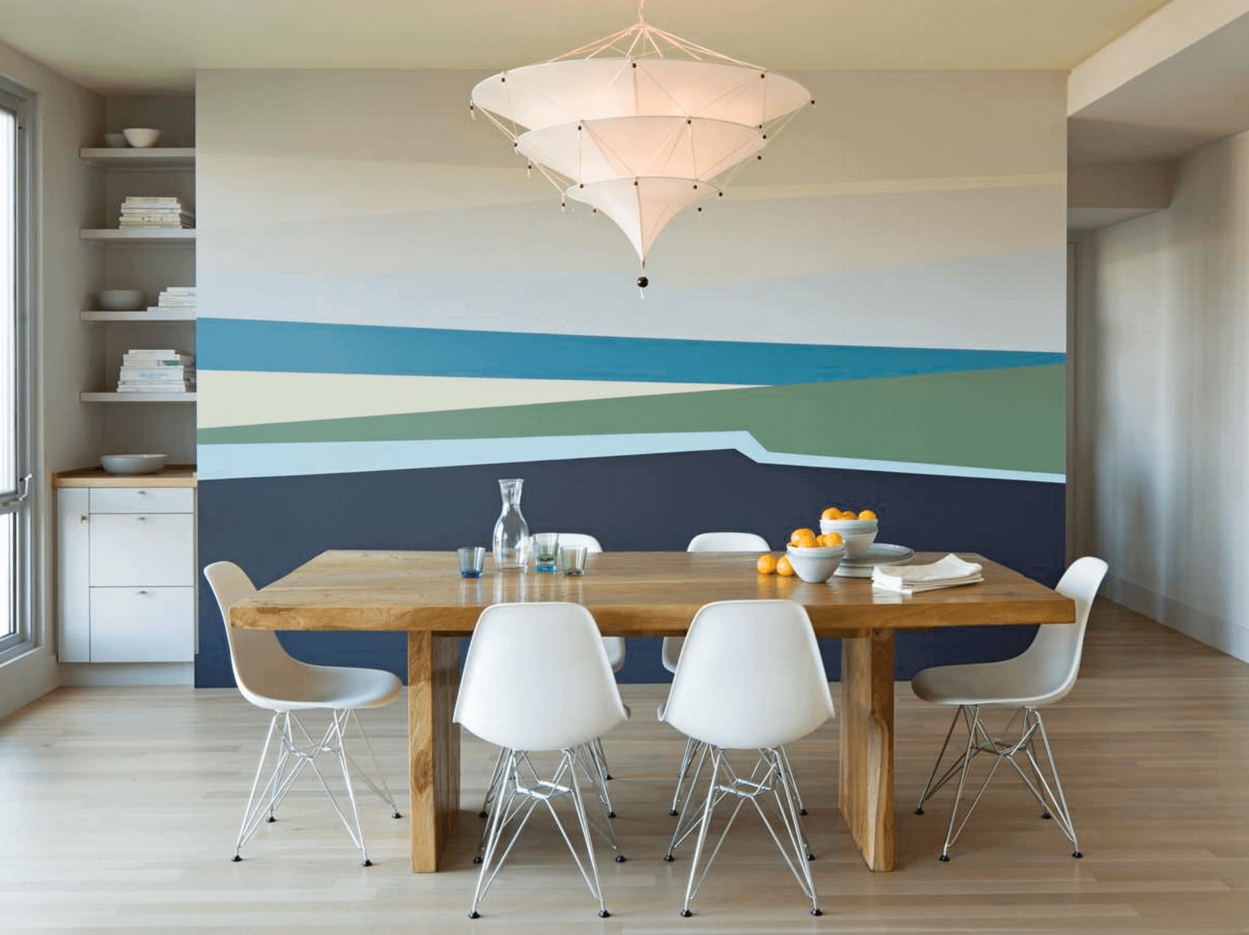 Attractive Large Scale Stripes Wall Design Ideas