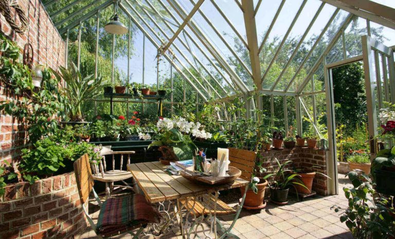 Amazing and Conservatory Greenhouse Interior Design