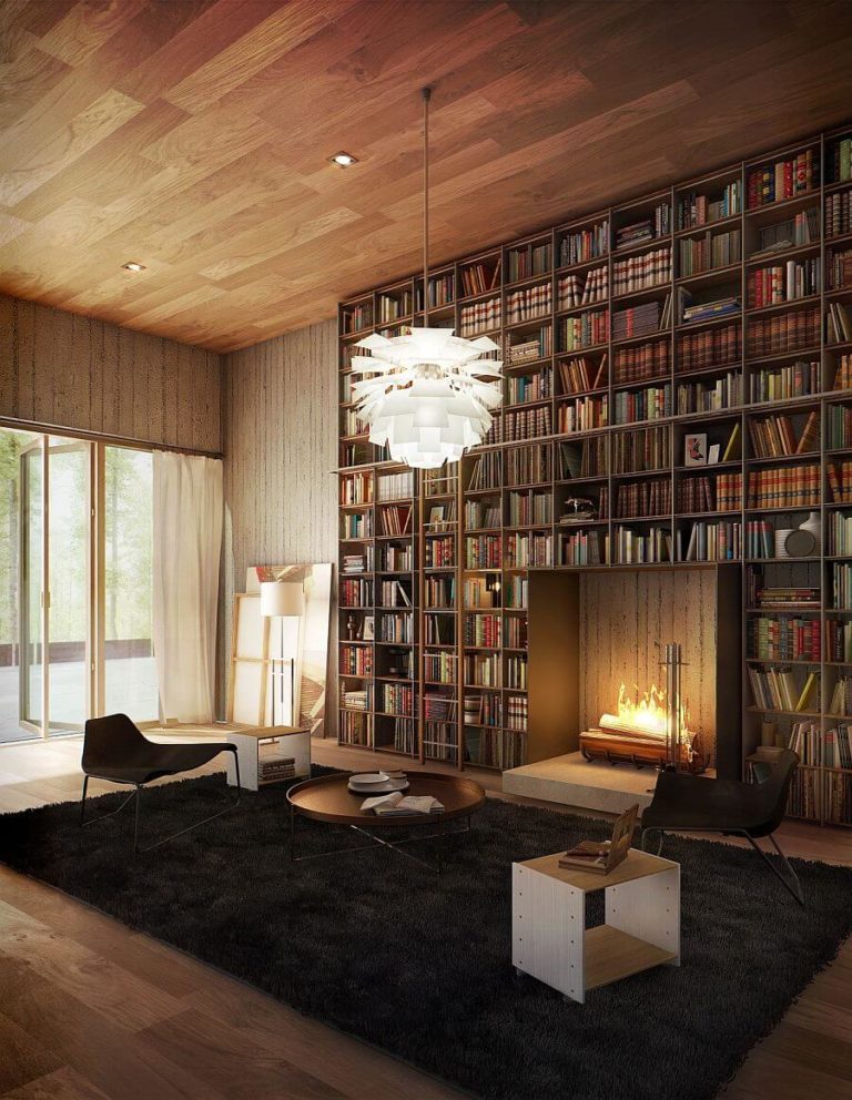 Creative Reading Room Design Structure and Layout