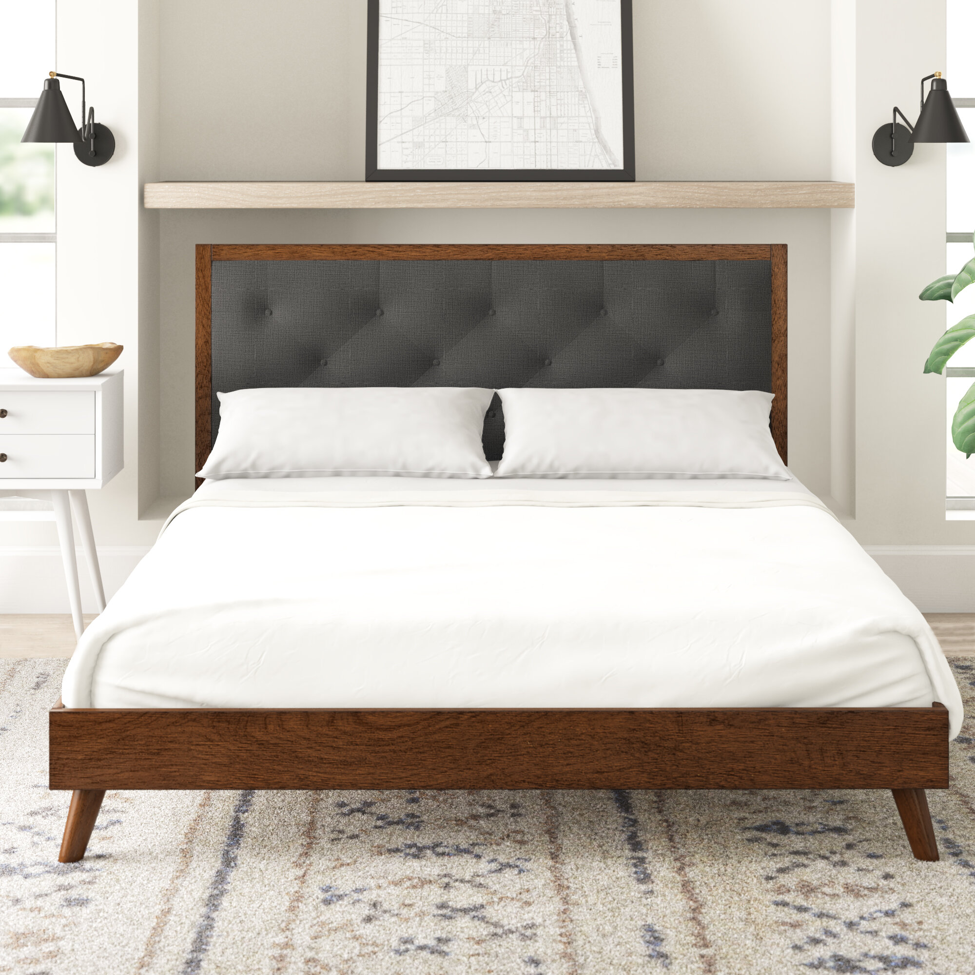 Modern and Comfortable Platform Bed Design Ideas