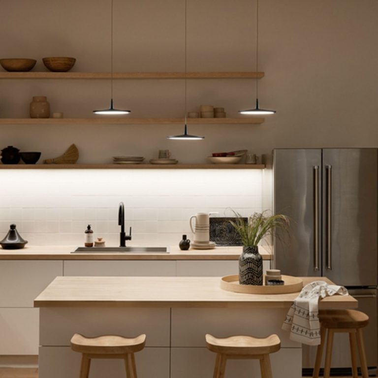 How to Arrange Shelf Lighting in Kitchen