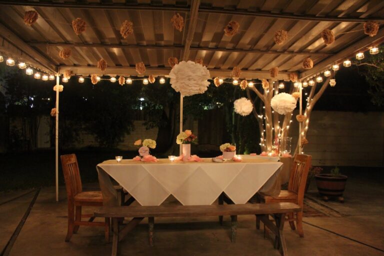 How to Arrange Your Outdoor Place for Night Party