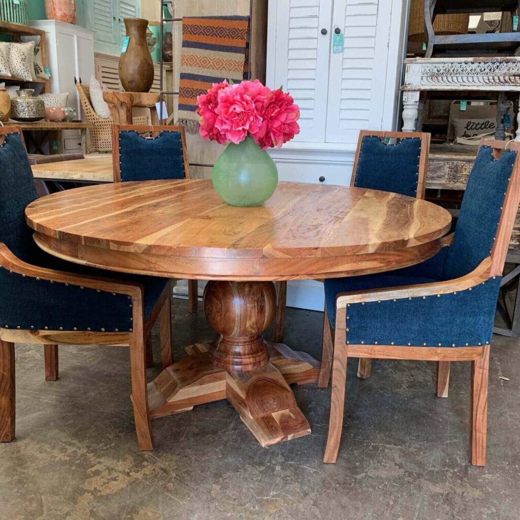 Nadeau Round Dining Table Brokeasshome