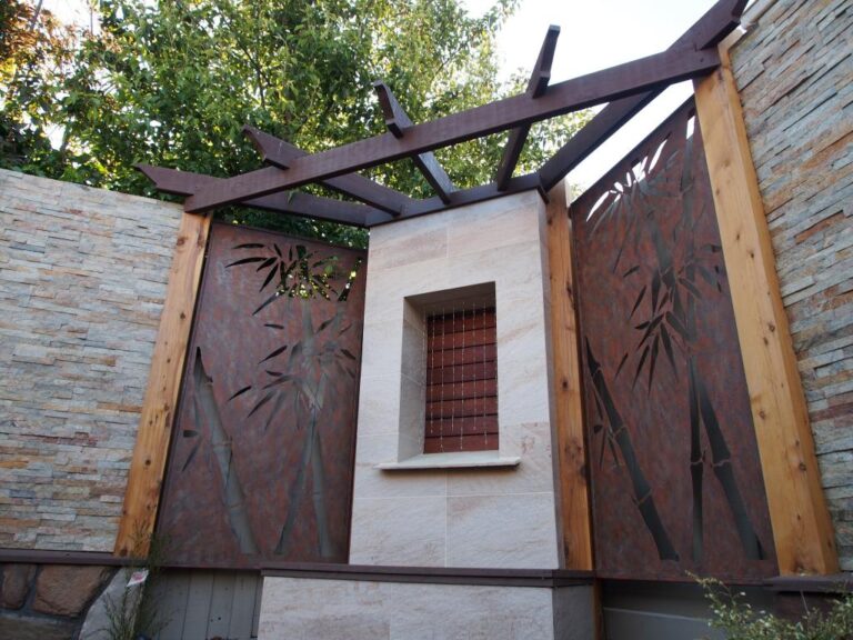 Attractive Outdoor Feature Wall Design Ideas