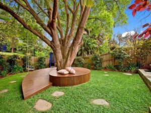 17 Creative Styles of Landscaping Ideas Around Trees Pictures