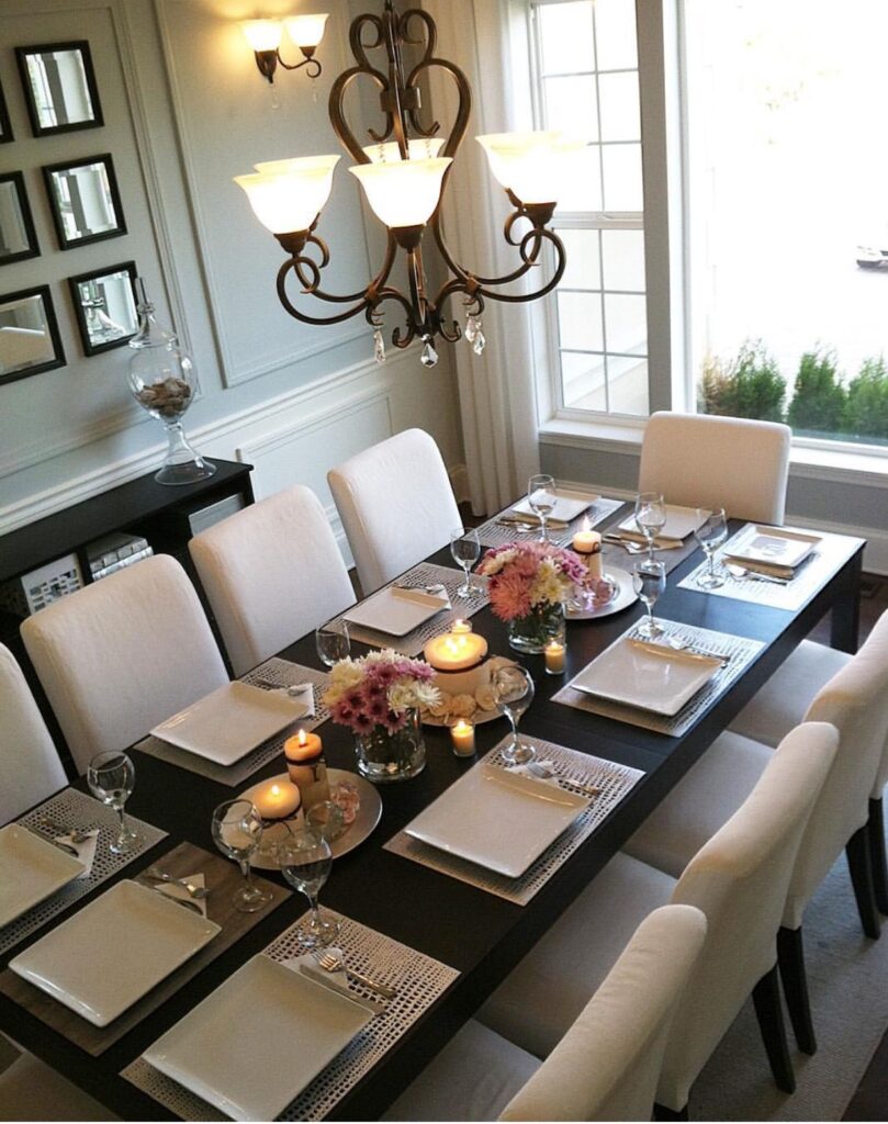 What Can I Put In The Centerpiece Of My Dining Room Table 