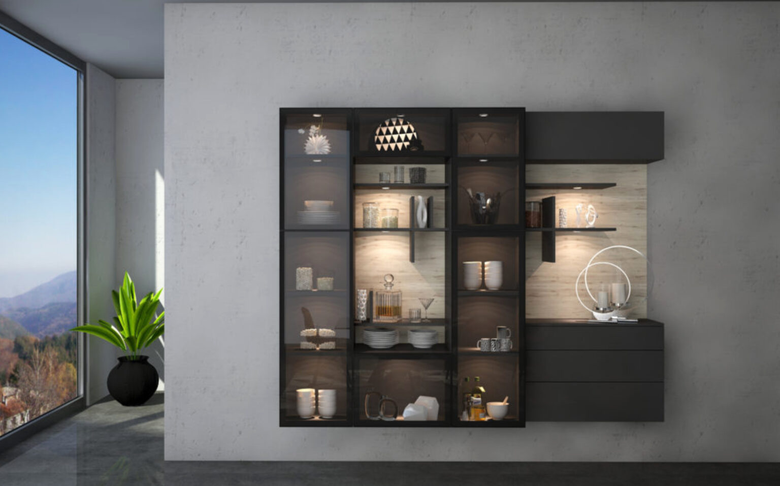 10 Eye-Catching Ideas For Crockery Storage Unit Design