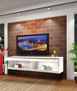 How to Incorporate a Floating Wall Mount TV Stand into a Minimalist ...
