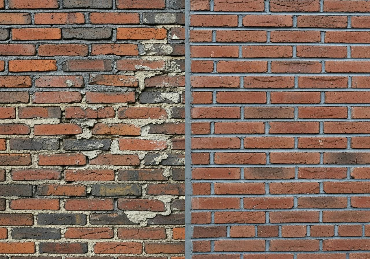 How much does it cost to tuckpoint 30 bricks true?