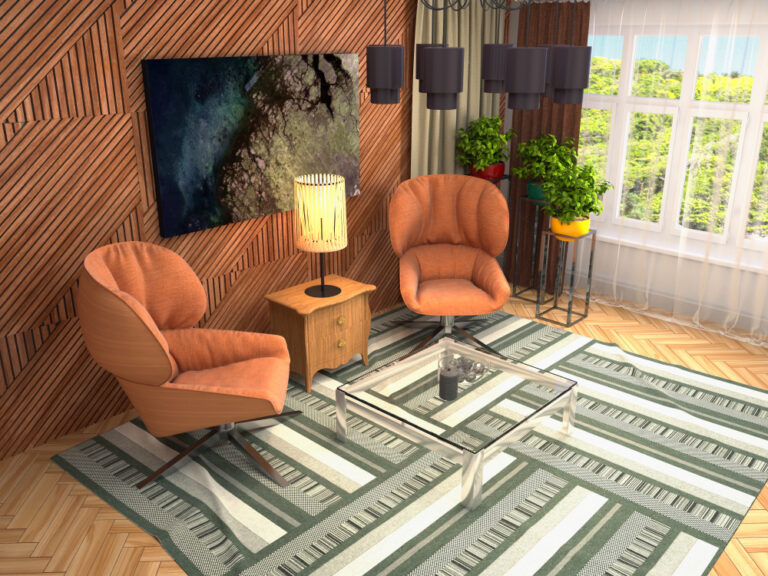 Modern design rug: how to use it in every room of the house